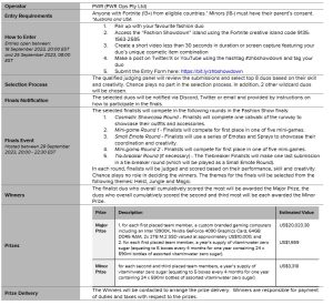 Tournament Rules - PWR